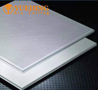 China Flat Aluminum Metal Lay in Ceiling Tile Fire Rated 60x60 for sale