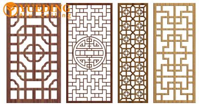 China Contemporary Style Aluminum Decorative Screens Laser Cut Waterproof 2.5mm for sale