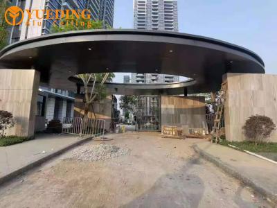 China Outdoor Canopy Villa Eaves Lines Sunshade Aluminum Plate Typhoon Insulation Waterproof for sale