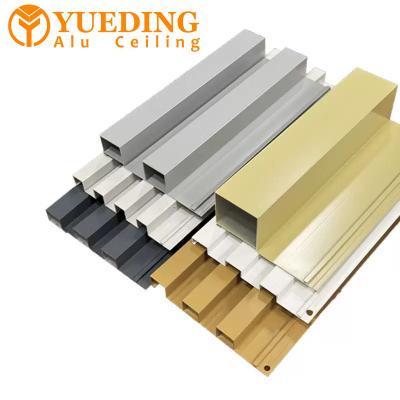 China Semi Circular Arc Aluminum Corrugated Panels 1.2mm for Curtain Wall Door Head for sale