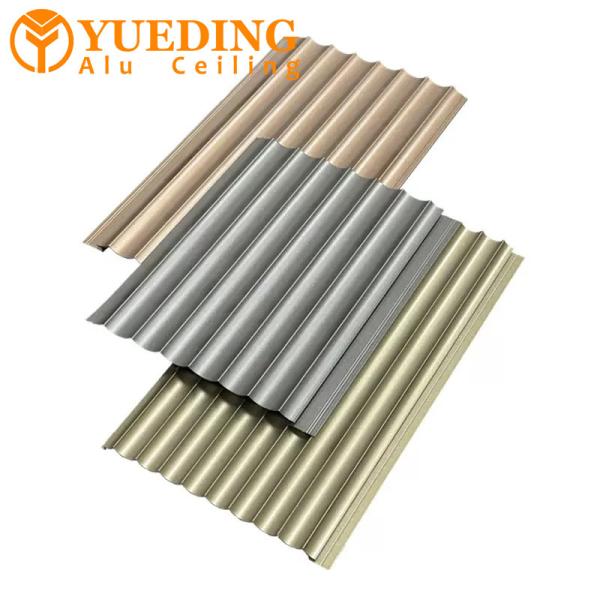 Quality Aluminum Alloy Strip Great Wall Board Corrugated Concave And Convex Board For for sale