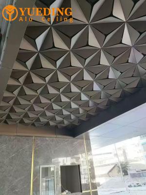 China Metal door head ceiling 2.5mm custom-shaped aluminum plate light-transmitting shape for sale