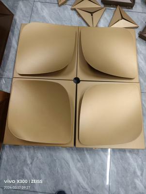 China Luxurious texture ceiling curtain wall aluminum plate artistic style popular style shows high quality for sale
