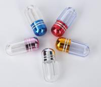China 15mm Plastic Pill Capsules for sale