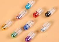 China OEM PE Plastic Capsule Bottles Single Pill Empty Capsule Shells for sale