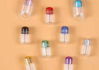 China OEM PE Plastic Capsule Bottles Single Pill Empty Capsule Shells for sale