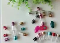 China Hexagonal Single Pill Container 13mm 2ml Clear Empty Capsules for sale