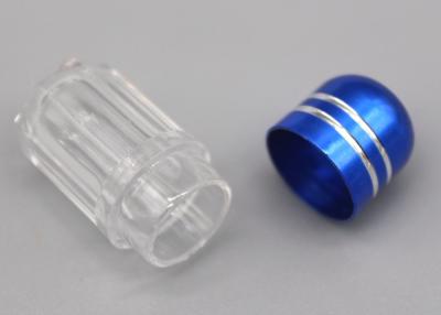Cina chiare bottiglie di pillola di plastica vuote dorate dell'OEM delle bottiglie di pillola 3ml in vendita