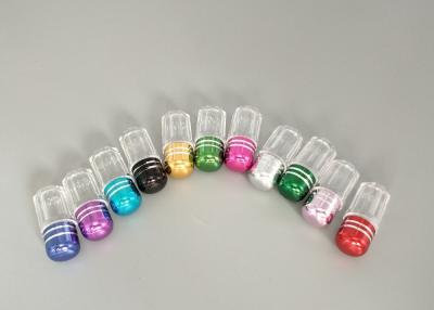 Cina chiare bottiglie di pillola di plastica vuote dorate dell'OEM delle bottiglie di pillola 3ml in vendita