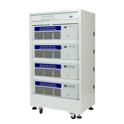 China 100V 20A 40A Lithium Battery Pack Aging Testing Cabinet for White Battery Placement Space and Self-Equipped Battery Rack for sale