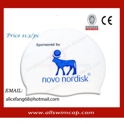 China 2014 hot sale rubber swimming caps for sale