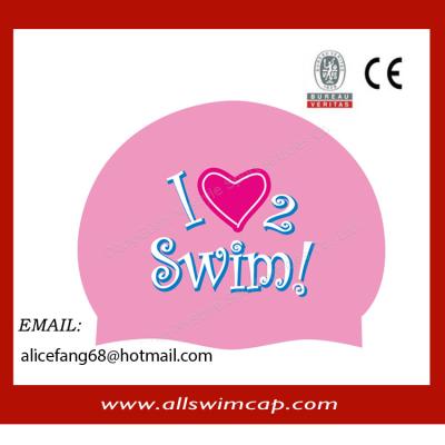 China Best seller custom silicone adult swim caps for sale