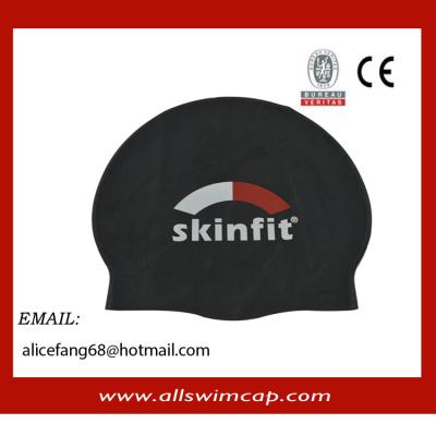 China SGS-passed silicone swimming cap for sale
