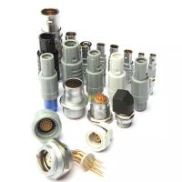 China Medical Grade Push-Pull Self-Latching Circular Connector 5000 Cycles IP68 Rated 96hr Corrosion Resistance for sale