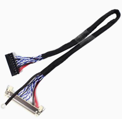 China AWG26-28 Black Insulation LVDS Cable for Networking Transmission for sale