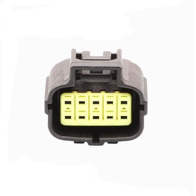 China Automotive Connector 10-Pin 10-Way Dual Row 4 Circuits 3mm Pitch Wire-to-Wire Connector Plug for sale