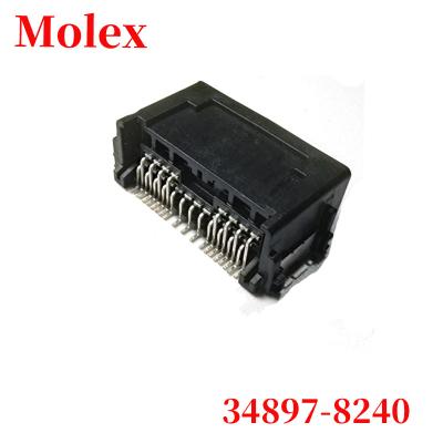 China MOLEX 34897-8240 Mini50 Series 24 Circuit Dual Row Right Angle SMT Wire to Board Connector Original for sale