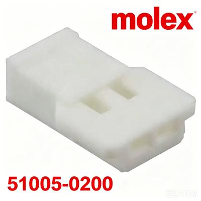China 2Pin Connector Housing with Molex 51005-0200 Receptacle for Automotive & Household Electronic Wiring Harness for sale