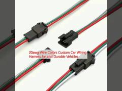 Gepersonaliseerde 20awg draad kleuren Auto bedrading harnas voor duurzame voertuigen zeer duurzaam