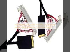 맞춤형 케이블 디자인 LVDS 케이블 조립: 30Gbps 대역폭, 100% 신호 무결성 테스트, 산업 자동화 및 의료 영상 시스템을 위해