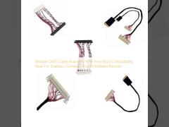 Reliable LVDS Cable Assembly With Fine-Pitch Compatibility, Ideal For Displays, Cameras, And Embedded Devices