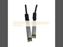 QSFP-40G-SR4 QSFP-100G-SR4 MPO Interface Short Reach Fiber Optic Transceiver and Harness Supplier Wire Harness Manufacturers