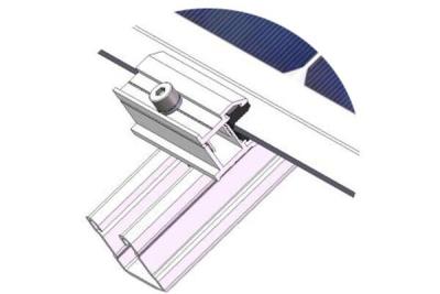 China Honunity Technology Adjustable Thin Film End Clamp Kit for frameless solar panels installation for sale