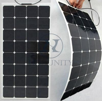 China Honunity Technology Durable Portable Solar Semi-Flexible Solar Panel for Yacht, Boat, Solar Roof for sale