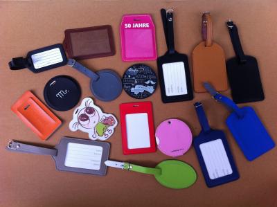 China Promotional Soft PVC Rubber Luggage Tag for sale