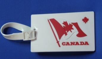 China 2013 Customized fancy travel soft pvc luggage tag for sale