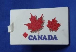 China 2013 Customized fancy travel soft pvc luggage tag for sale