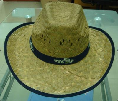 China Custom hand made natural straw hats , paper hats for sale