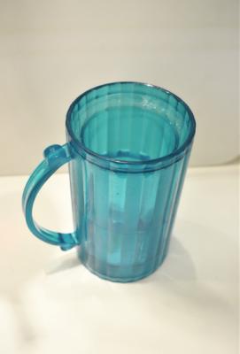 China Plastic double wall freezer mug, frozen mug, drinking ice mug for sale