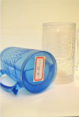 China Plastic double wall freezer mug, frozen mug, drinking ice mug for sale