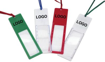 China Bookmark magnifier with ruler for sale