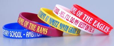 China Silicone Wristband for sale