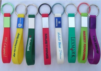 China Silicone key ring for sale
