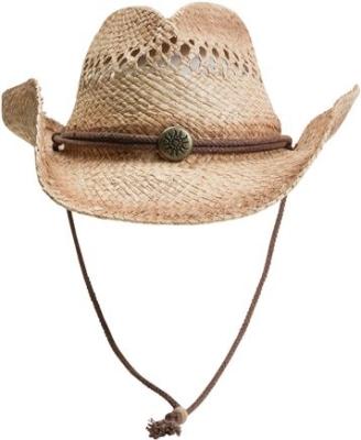 China Hi-Top Cowboy Cowgirl Straw Hat with Imprinted vinyl band LOGO for sale