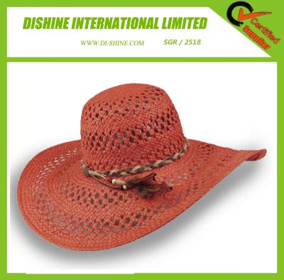 China Straw Cowboy Hats for sale