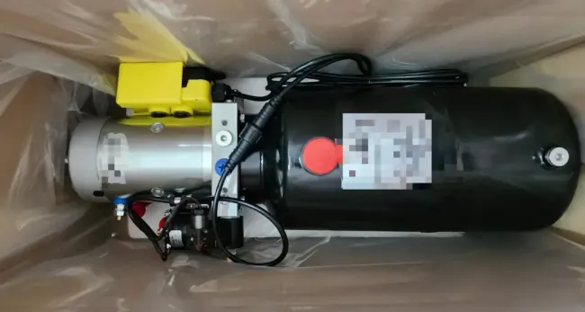 DC12V 1.6kw Hydraulic Power Unit with Remote Control 8liron Fuel Tank