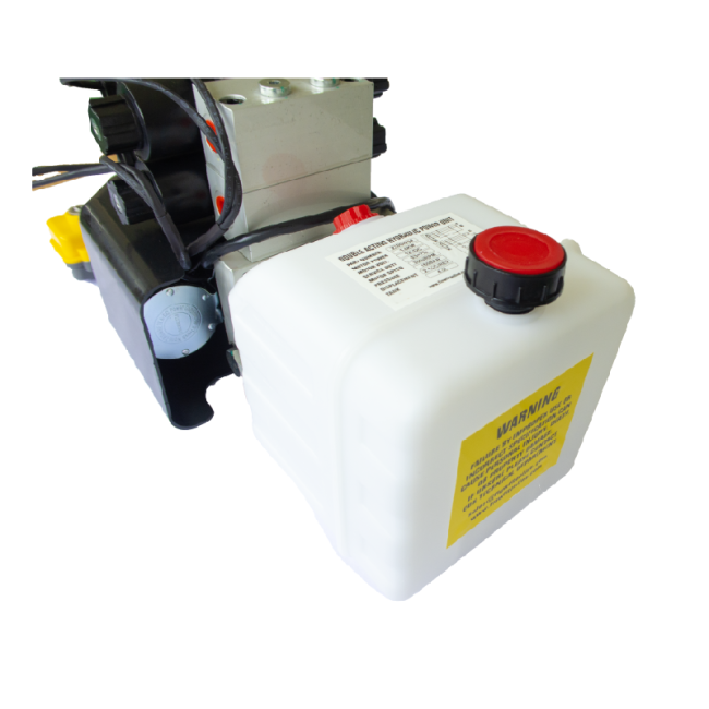 DC 12V Hydraulic Power Unit - Side View