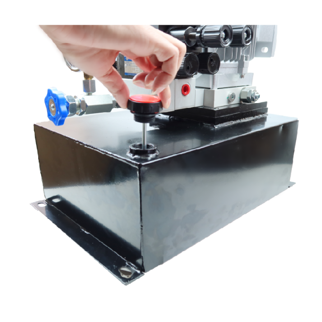 AC 380V 2.2kw Hydraulic Power Unit - Side View