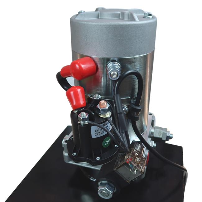 DC 12V 1.6kw Hydraulic Power Unit control panel detail