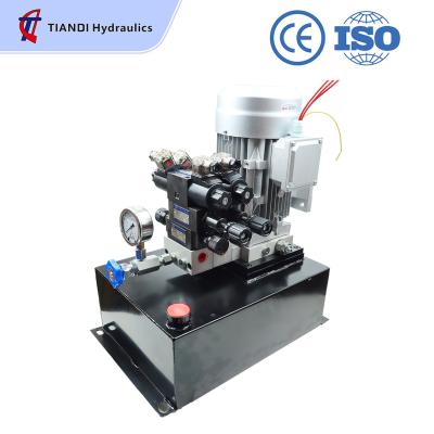 China AC 380V 2.2Kw Hydraulic Pack Unit Double Acting With 20L  Tank For Lifting Platform Hydraulic Presses for sale