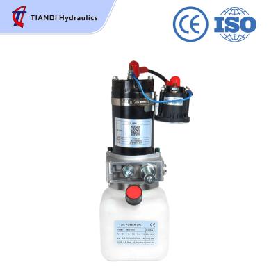 중국 DC 24v 수압 전원 유닛 0.8Kw 밸렛 트럭용 기어 펌프와 함께 이중 작용 판매용