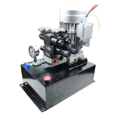 China 380V 3HP Double Acting Mini Hydraulic Station Hydraulic Power Pack for Hydraulic Machine Tools Injection Molding Machine for sale