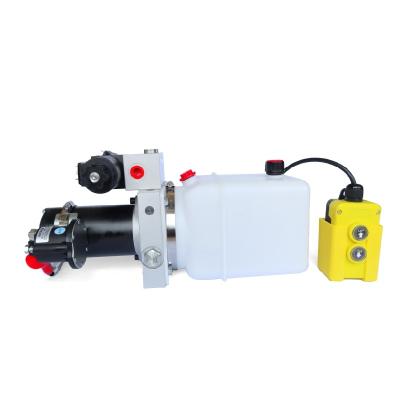 China DC 24V 0.5kw Hydraulic Power Unit for Pallet Truck Stacker Small Power Pack with Switch Remote Control for sale