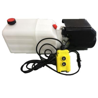 DC 12V Motor Horizontal Single Acting  Mini Hydraulic Power Packs for Dump Trailer