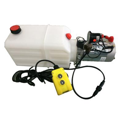 China Hydraulikaggregat-doppelter fungierender 180 Stangen-Druck der Scherenhebebühne-12v zu verkaufen