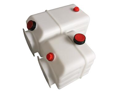 China Vertical Mounting Plastic Hydraulic Oil Tank 18L for Power Units for sale
